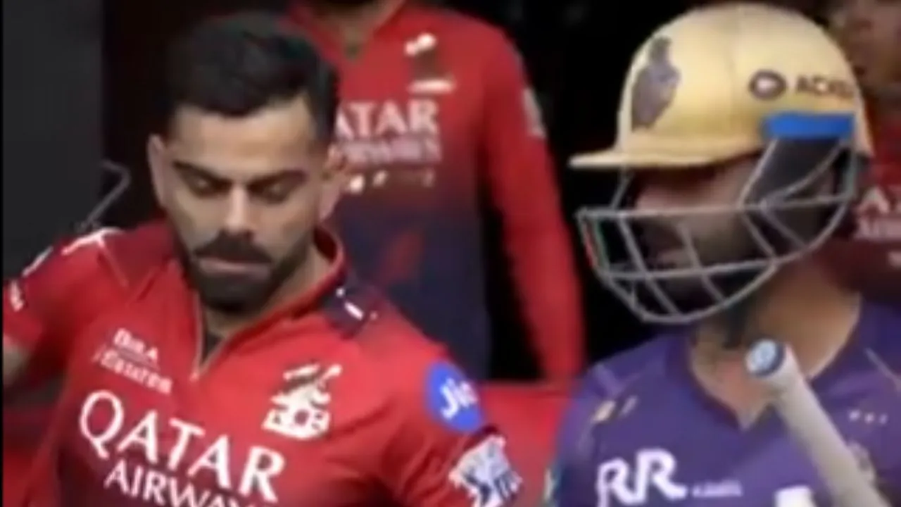 [WATCH] IPL 2025: Virat Kohli and Ajinkya Rahane gear up for their clash at M Chinnaswamy Stadium